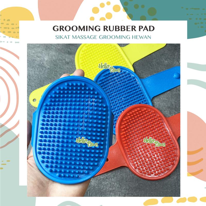 Grooming Rubber Pad - Sikat Mandi Massage Grooming Hewan - Shop | Tokopedia
