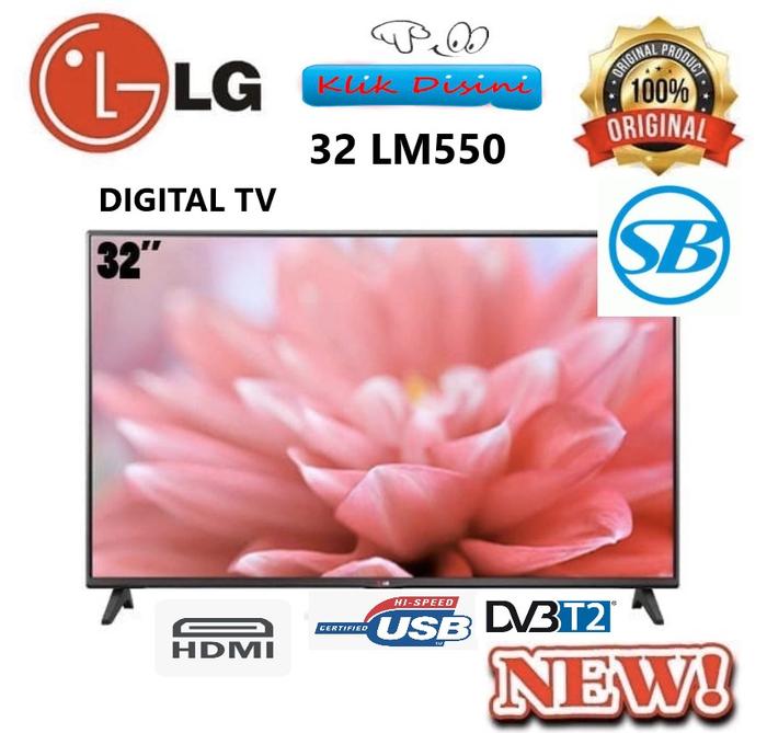 Jual LG LED TV 32 Inch 32LM550 BPTA DIGITAL NEW 2019 GARANSI RESMI ...