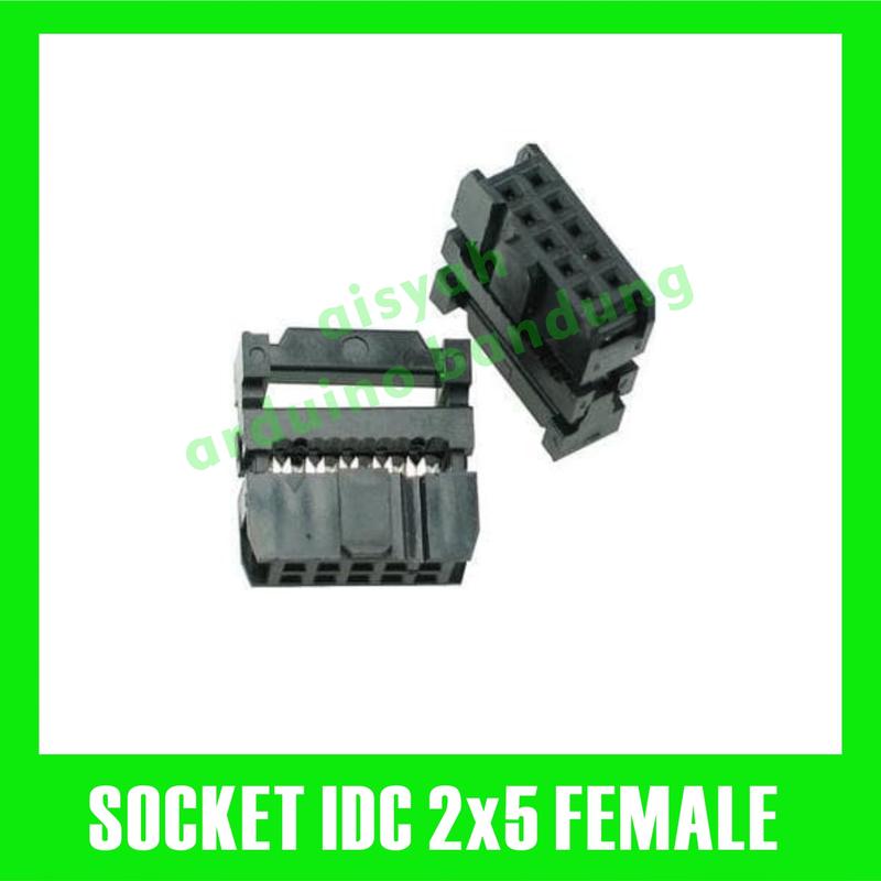 FC3-10P SOCKET SOKET AMPHENOL IDC 2x5 10PIN HEADER FEMALE ISP - Shop ...