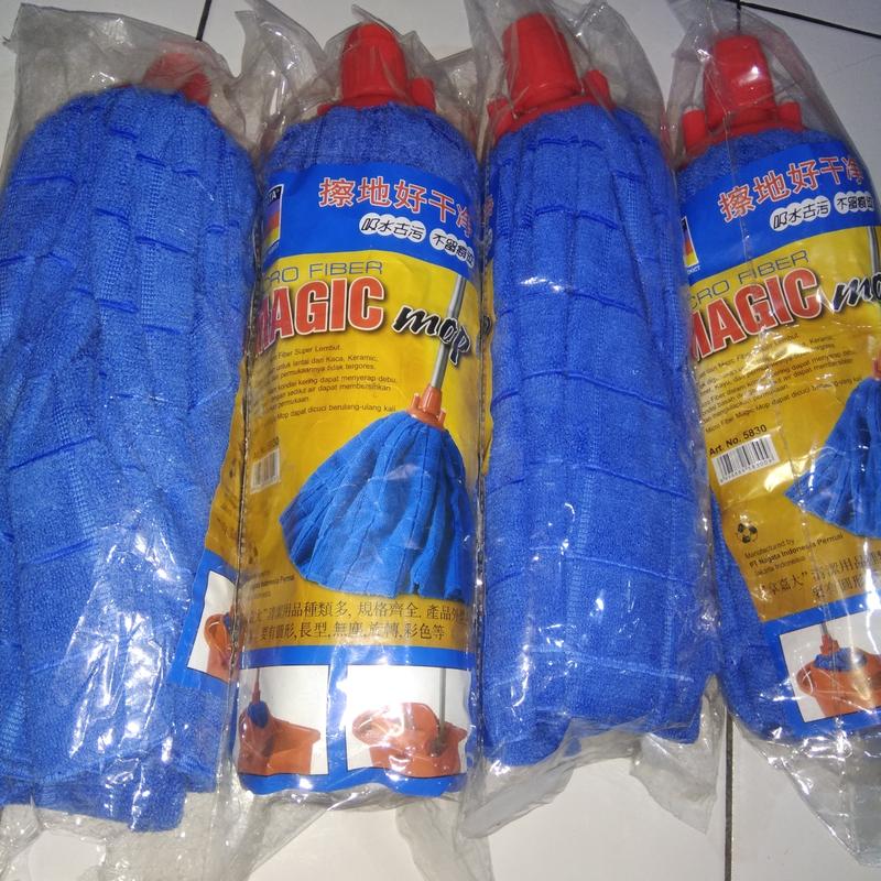 Micro Fiber Magic Mop, Refil kain pel Nagata - Shop | Tokopedia