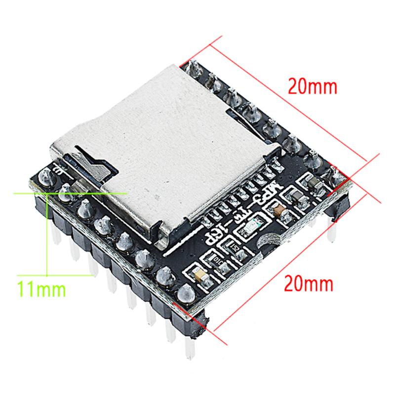 DFPLAYER DF PLAYER MINI MP3 PLAYER MODUL ARDUINO MP3TF16P - Shop ...
