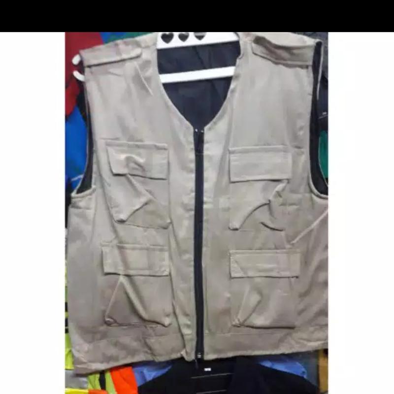 rompi cream polos/rompi lapangan - Shop | Tokopedia