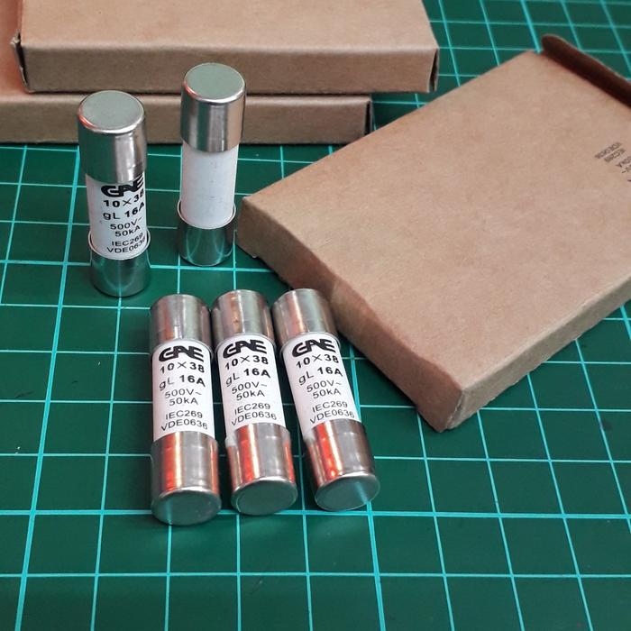 Jual GAE Germany Fuse 10x38 500V 2A 4A 6A 8A 10A 12A 16A 20A 25A 32A ...