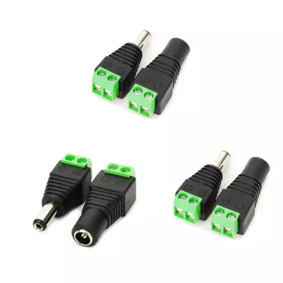 DC JACK MALE COWO FEMALE CEWEK LED STRIP CCTV DVR 12V - Shop | Tokopedia