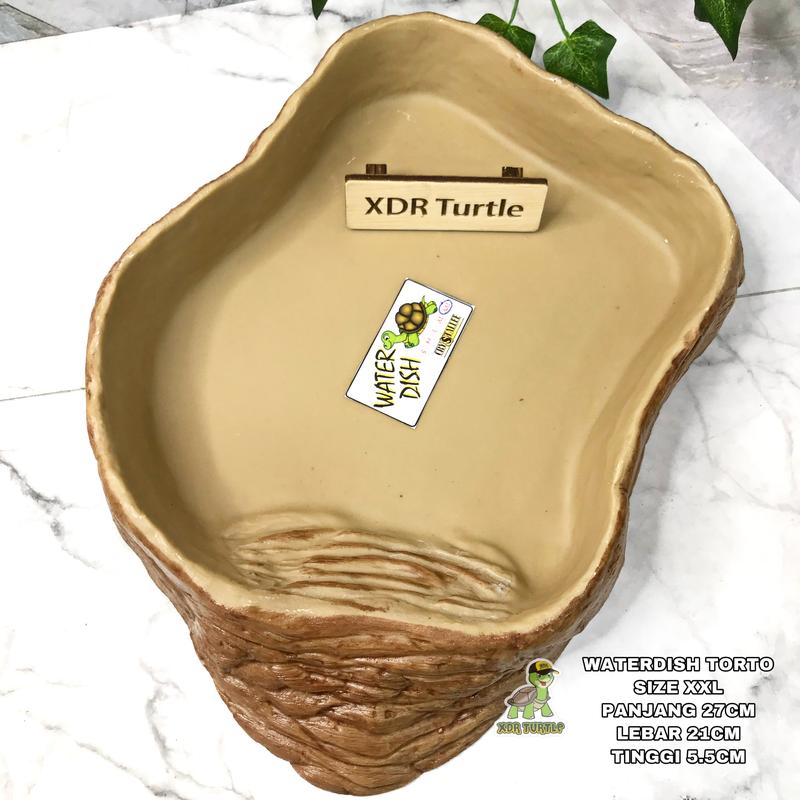 WATER DISH TORTO JUMBO XXL BESAR KOKOH ALDABRA SULCATA PARDALIS - Shop ...