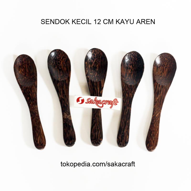 SENDOK KECIL12 CM KAYU AREN - Shop | Tokopedia