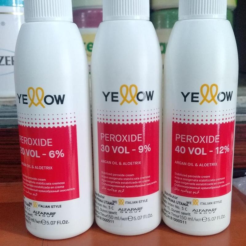 yellow cream developer 150ml/ oxidant yellow - Shop | Tokopedia