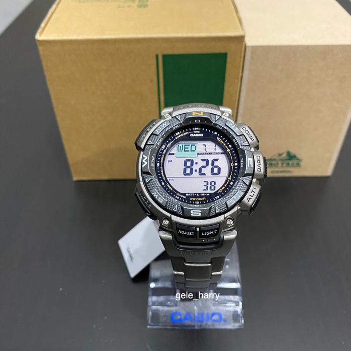 Jual Casio Protrek PRG 240T-7DR All Titanium, Triple Sensor - Kota ...