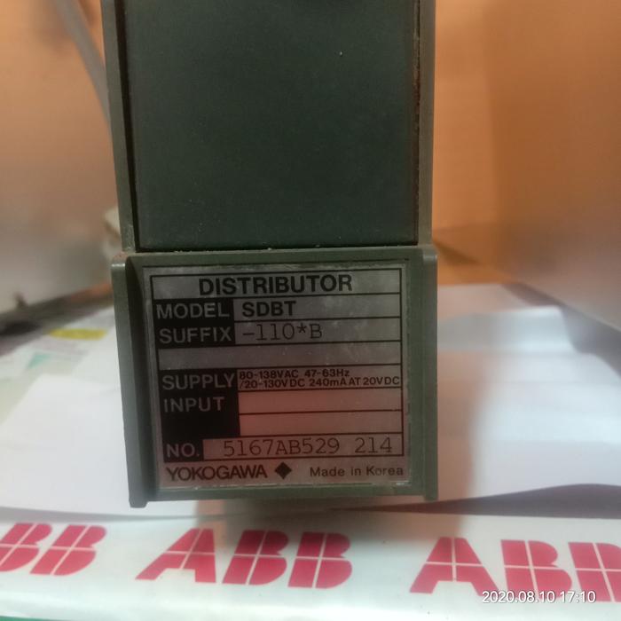 Jual DISTRIBUTOR Model:SDBT/SUFFIX:-110*B/ YOKOGAWA Made in Korea - Kab ...