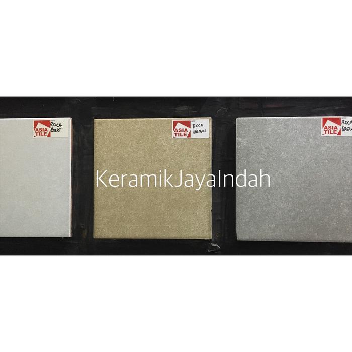 Jual ASIA TILE ROCA BONE ROCA BROWN ROCA GREY 25x25 CM KERAMIK LANTAI ...