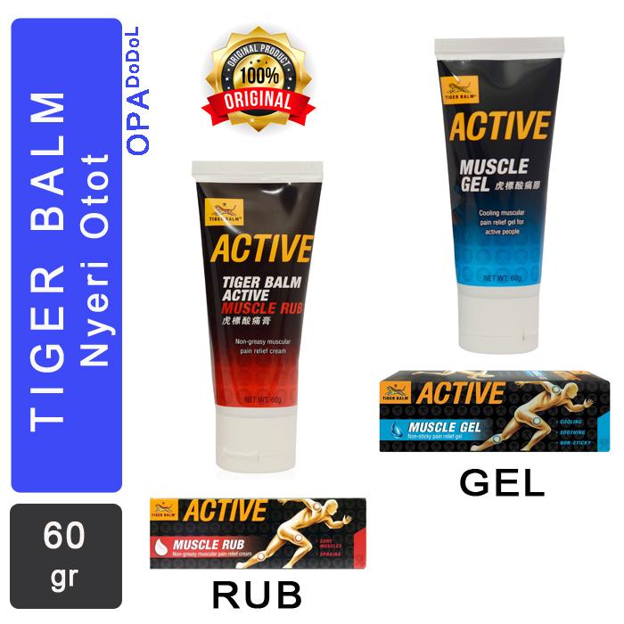 Tiger Balm Active Muscle Rub Gel Pain Relief Cream Pereda Nyeri Otot ...