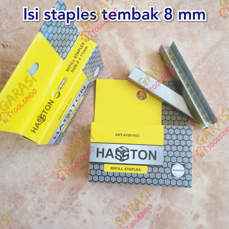 isi staples tembak 8 mm Hasston Prohex isi gun tacker stapler - Shop ...