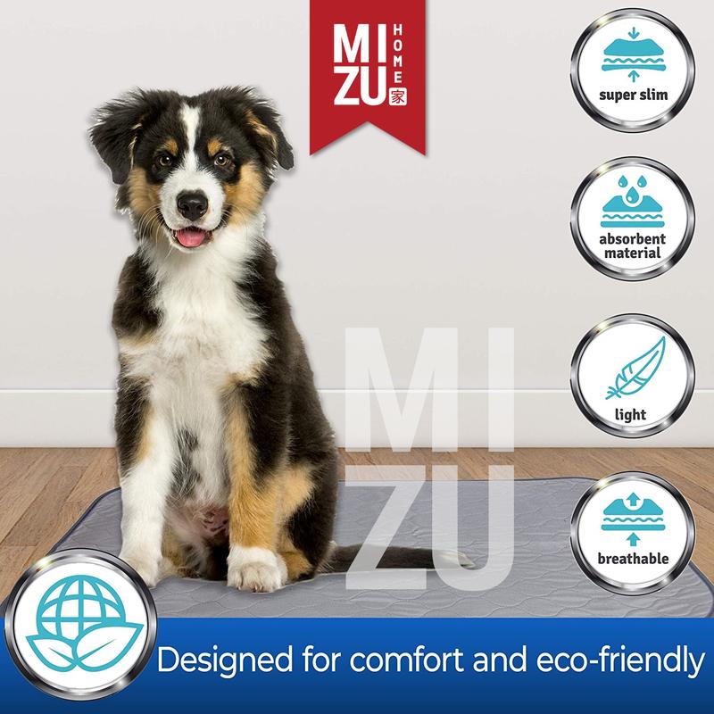 MIZU LOUIS PEE PAD L 70x98 Reusable Dog Cat Anti-Slip Alas Pipis Hewan ...