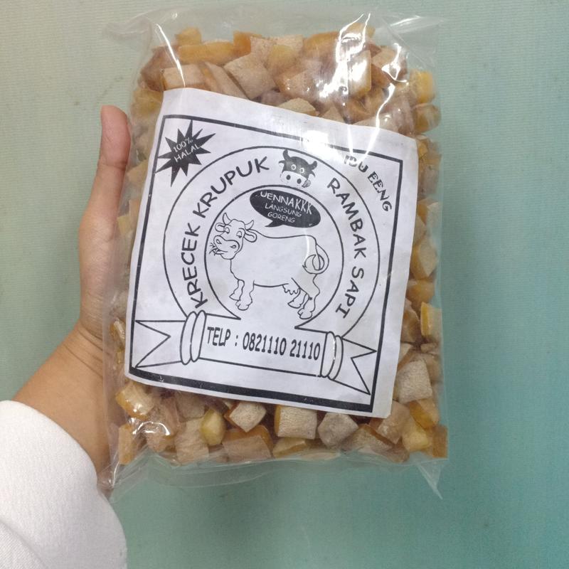 PROMOO!! KERUPUK RAMBAK KRECEK SAPI MENTAH KOTAK ISI 500GRAM - Shop ...
