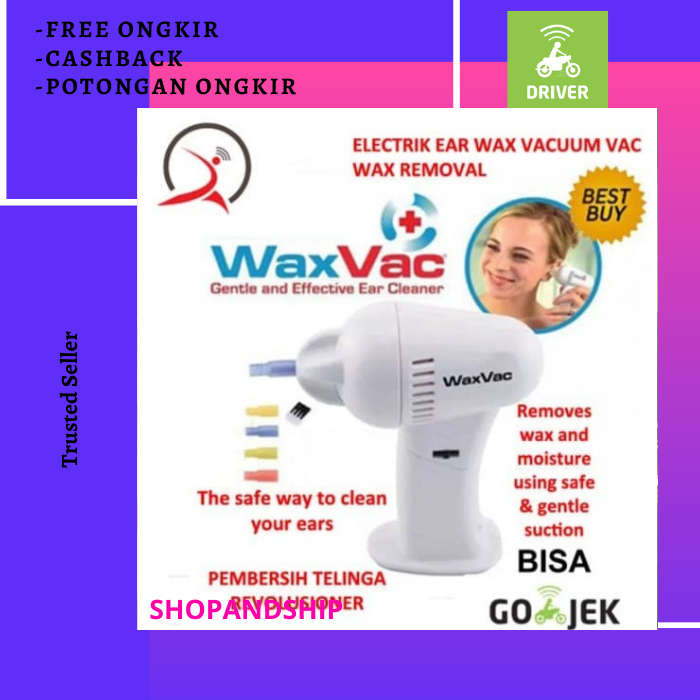 Jual Waxvac Ear Vacuum Cleaner Alat Penyedot Pembersih Kotoran Telinga ...