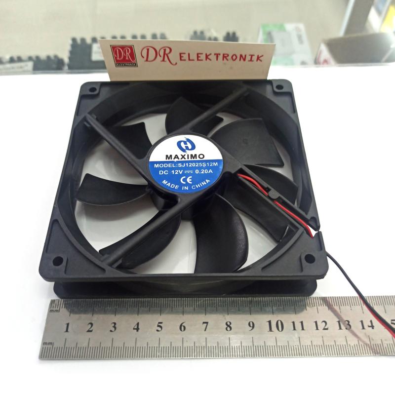 Panel Exhaust Fan kipas pendingin 12v 12 volt 12cm Maximo bagus - Shop ...
