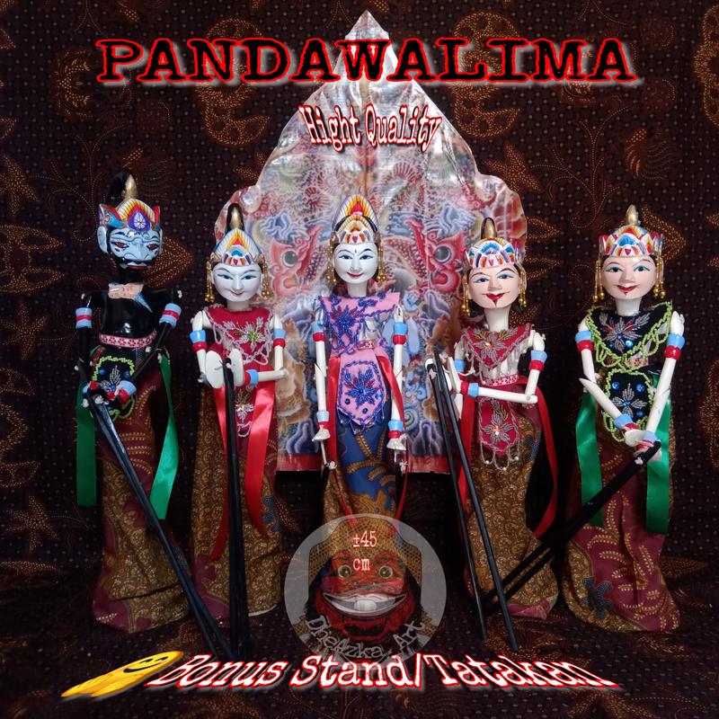 Wayang Golek PANDAWALIMA (Lima Golek) 45cm Kualitas Super - Shop | Tokopedia