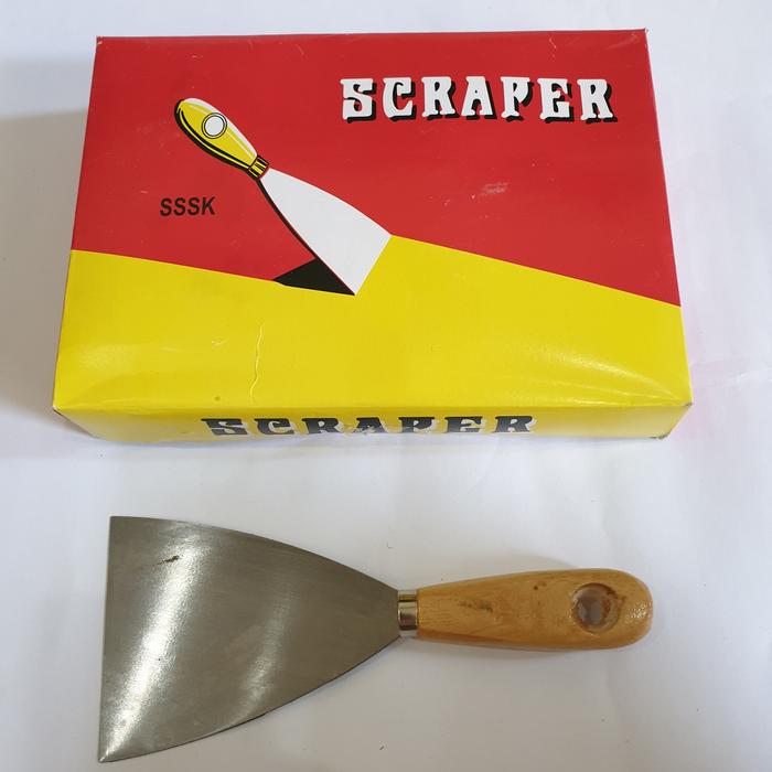 Jual Scraper / Kape Besi Gagang Kayu 4 Inch - Jakarta Utara - Centrado ...