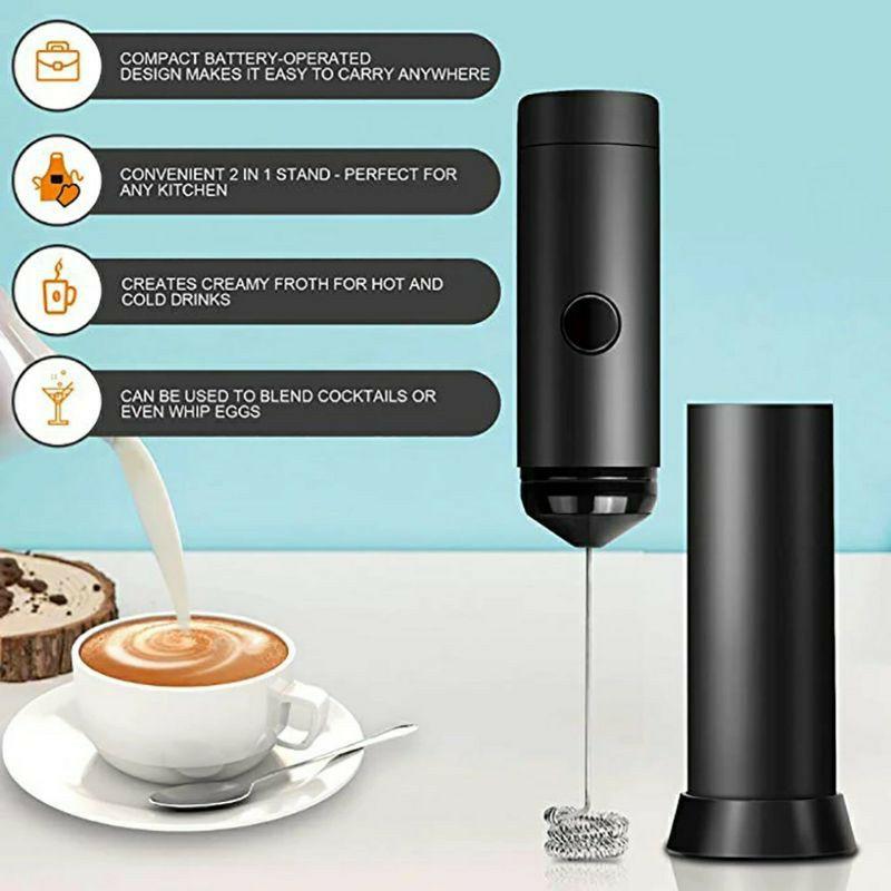 Milk Frother Double Mesh | Pembuih Susu Kopi Barista | Pengocok Telur ...