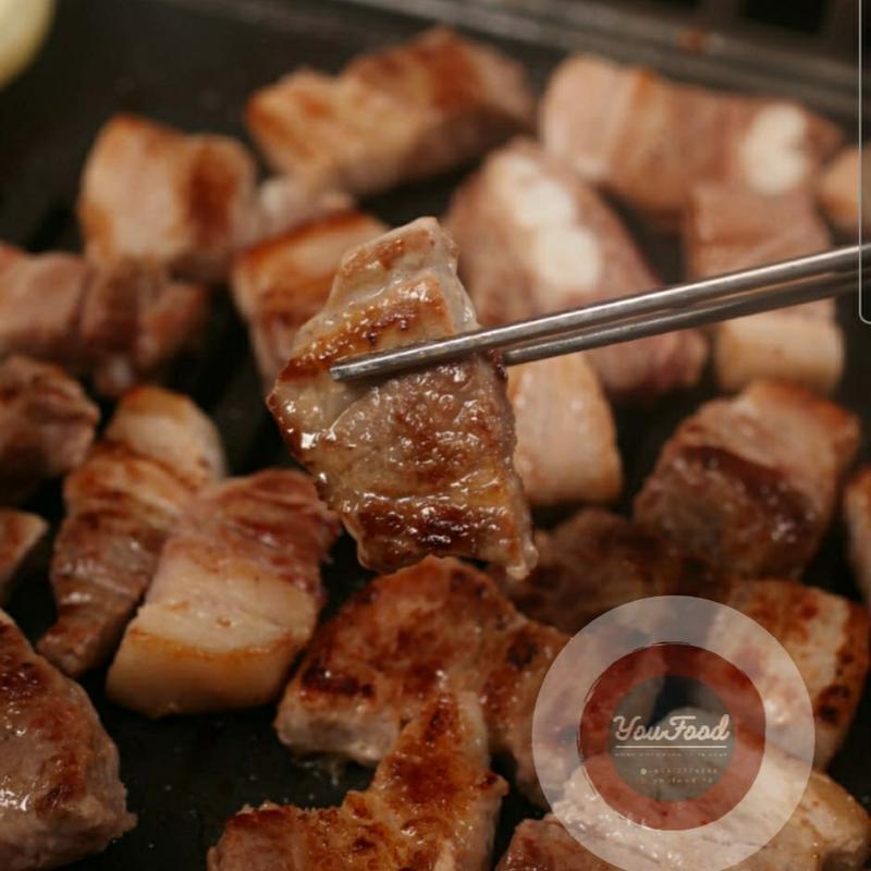 Samcan Babi Slice Lepas Kulit - Samgyeopsal/Pork Belly Slice Skin Off ...