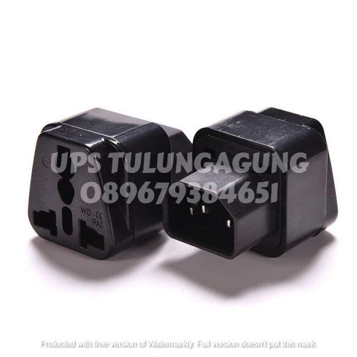 Konverter ups iec C13 C14 single universal outlet - Shop | Tokopedia