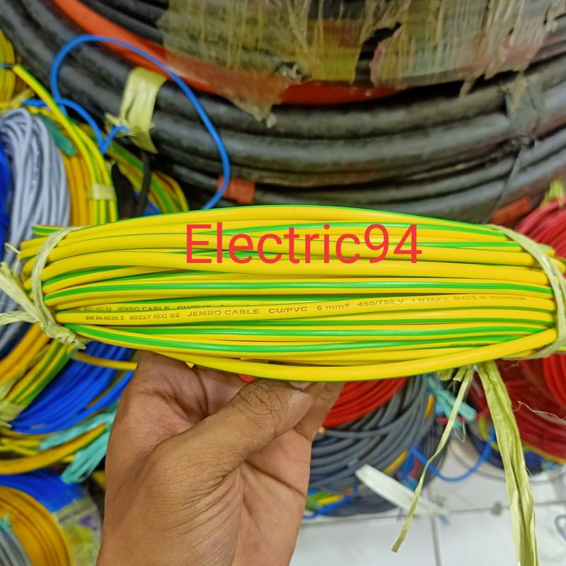 kabel grounding nyaf 6mm supreme/lindo/metal/jembo per meter - Shop ...