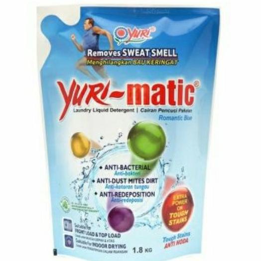 Yuri matic yurimatic liquid Detergent romantic blue 1.8 kg - Shop ...