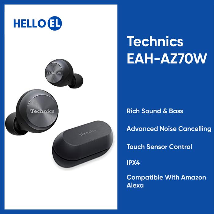 Jual Technics EAH-AZ70 EAH AZ70 True Wireless Earbuds - Hitam - Kota ...