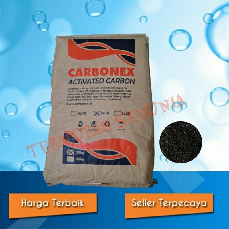 Carbonex Activated Carbon 1Sak Isi 20kg -Karbon Aktif Media Filter ...