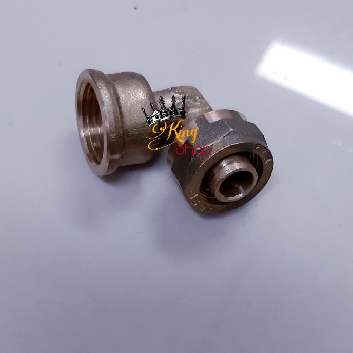 Knee keni drat dalam water heater 1/2 inch kuningan - Shop | Tokopedia