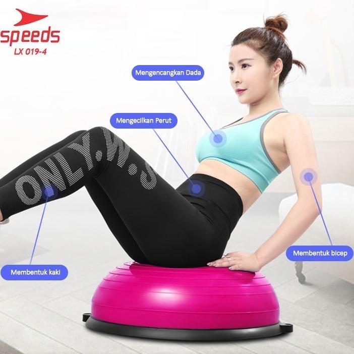 Balance Step Bosu Ball step bosuball Alat Fitness Gym Olahraga - Shop ...