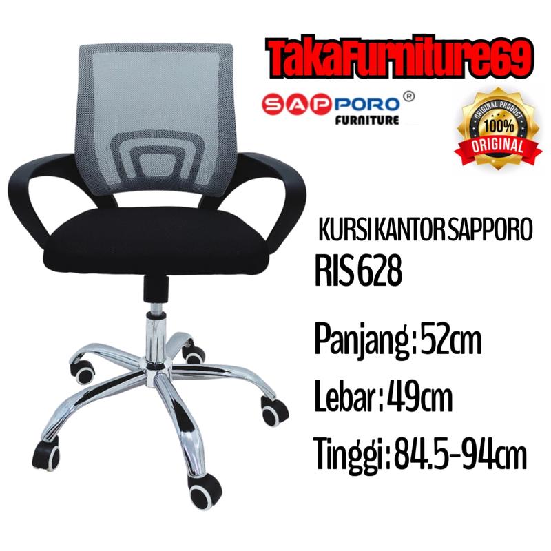 Kursi Jaring RIS 628 / Kursi Kantor / Kursi Kerja / Office Chair - Shop | Tokopedia