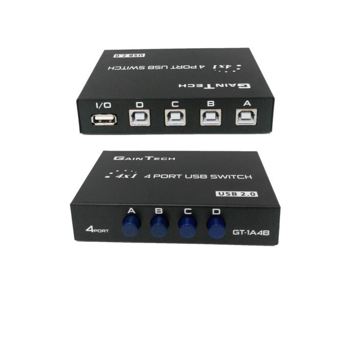 Switch USB / Manual Switch Printer 4port GAINTECH / Swith Hub 4port ...