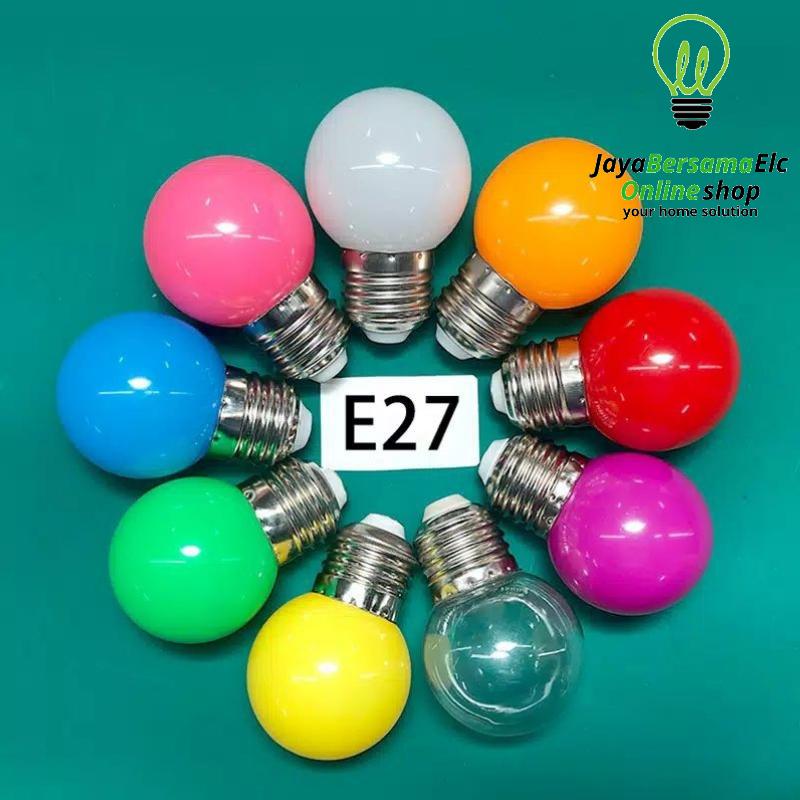 Lampu Led warna 3 watt / Bolam Led Myvo Ping Pong E27 - Shop | Tokopedia