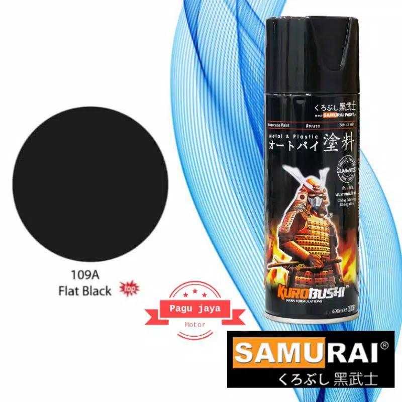 samurai paint flat black hitam doff 400cc cat semprot spray - Shop ...