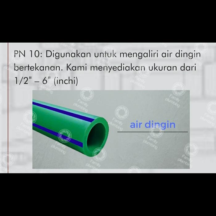 Jual PIPE PIPA PPR 25mm 3/4" INCH PN 10 AIR DINGIN RUCIKA KELEN WAVIN ...