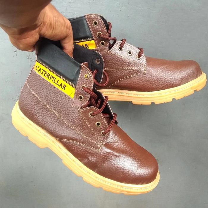 Jual Sepatu Safety Caterpillar Pria Sepatu Industry Sepatu Kerja Boot ...