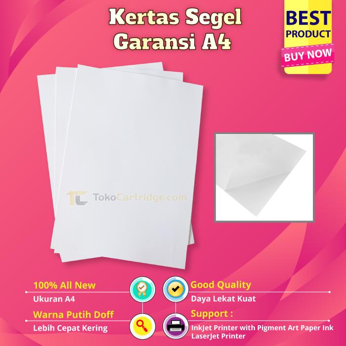 Kertas Segel Premium Sticker Garansi Stiker Pecah Telur Puti - Shop ...