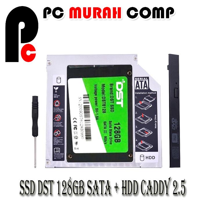 SSD 128GB SATA DST DAN HDD CADDY SATA TO DVD TO HDD - Shop | Tokopedia