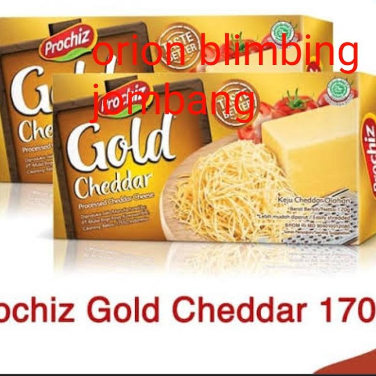 keju prochiz gold 170 gr cheddar - Shop | Tokopedia