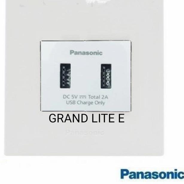 Jual Panasonic Stop kontak USB CHAGER 2G putih WESJ78029 + WEF1172 ...
