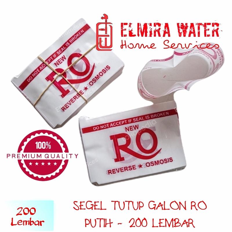Segel Tutup Galon RO Putih Perikat isi 200 lembar - Shop | Tokopedia