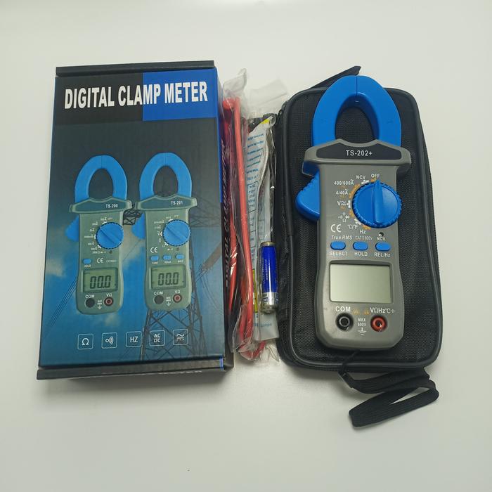 Jual DIGITAL CLAMP MULTIMETER TS-202+ TANG AMPERE ACA 40A 400A ACV 4V ...