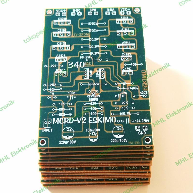 PCB Driver Power Amplifier Mono MCRD V2 Eskimo Type 340 Low Sub - Shop ...