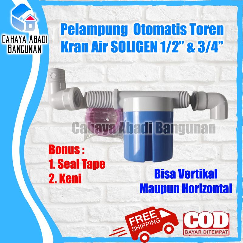 Pelampung Otomatis Tandon Toren Kran Air Tanpa Listrik SOLIGEN - Shop ...