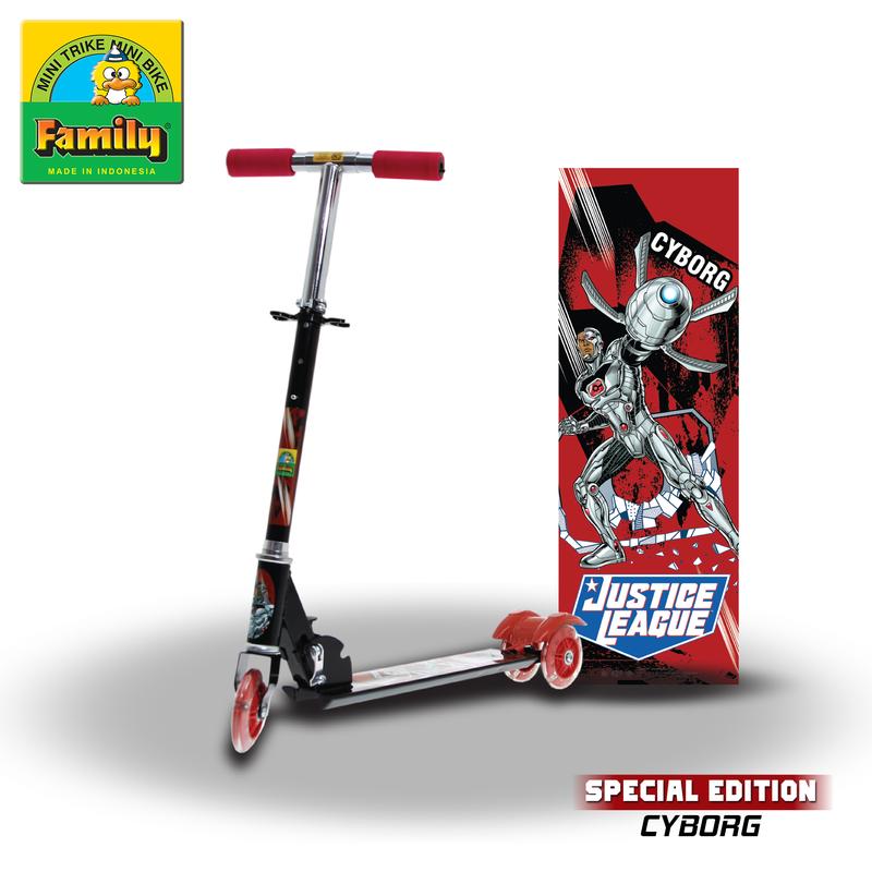 SCOOTER / OTOPED ANAK FAMILY 7805 JUSTICE LEAGUE SERIES - Shop | Tokopedia