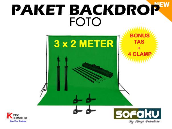 Paket Background Green Screen - Studio Foto Tiang Stand Foto - Shop ...