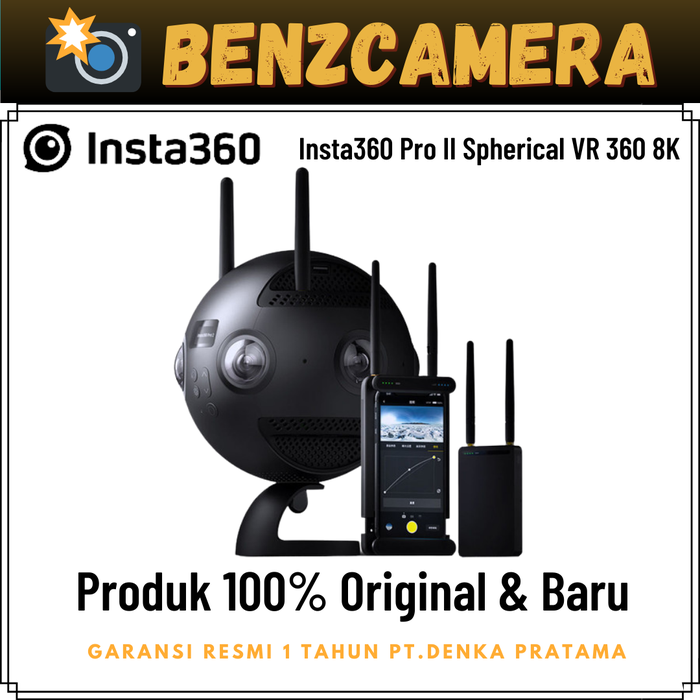 Jual Insta360 Pro II Spherical VR 360 8K Camera with FarSight ...