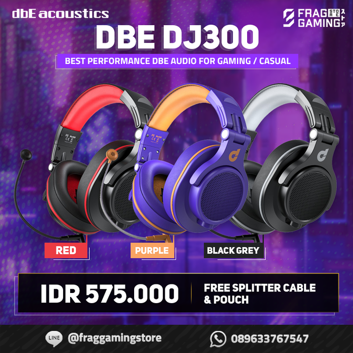 Jual dbE DJ300 HIgh End DJ Headphone - dj-300 - Jakarta Utara - FRAG ...