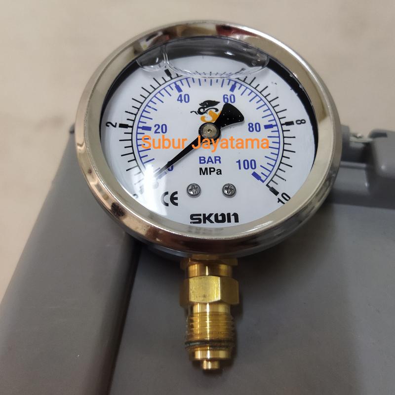 Pressure Gauge Stainless SKON 2 1/2 " inchi 10 Mpa / 100 Bar - Shop ...